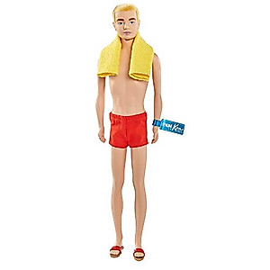 Barbie Signature Ken 60th Anniversary Vintage Doll Reproduction (12-inch) with Silkstone Body and Wrist Tag, for the Adult Collector