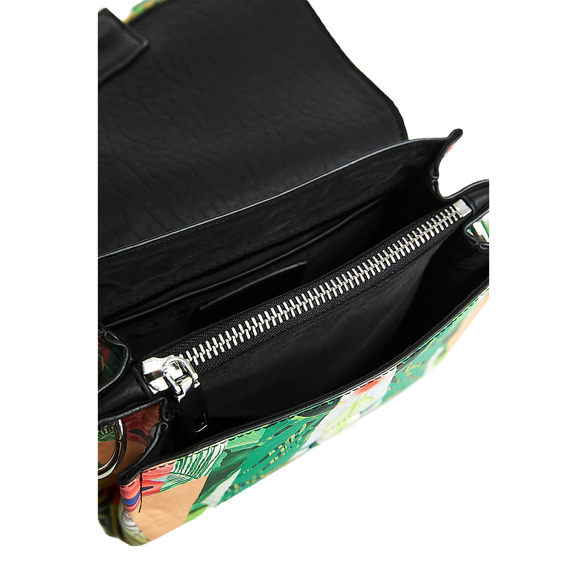 Desigual woMens Casual Across Body Bag, Green, U US