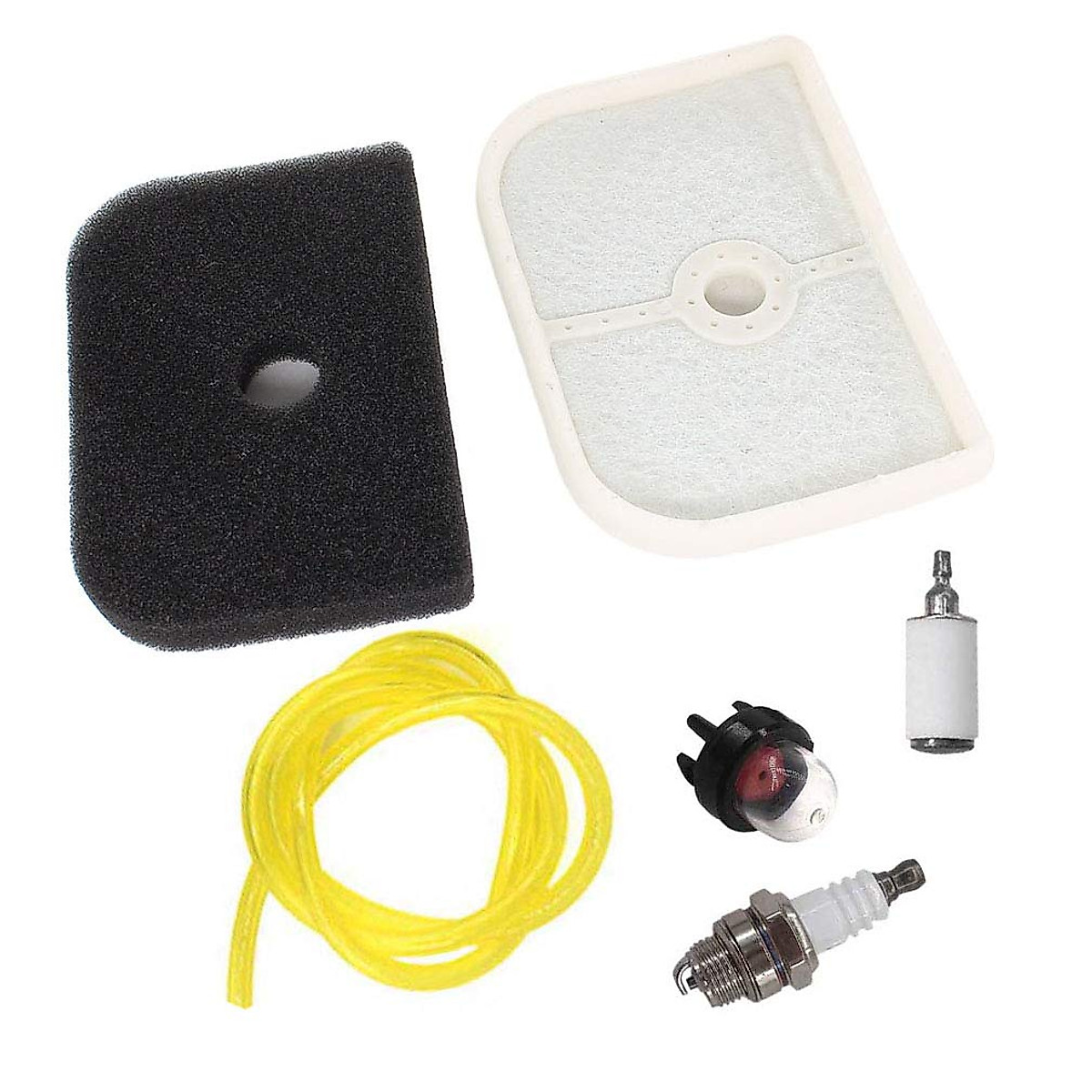 AISEN Air Filter Spark Plug for Husqvarna 525L 525LS 525LST 525RJD 525RS AYP Craftsman Jonsered McCulloch Poulan RedMax Sears Weed Eater