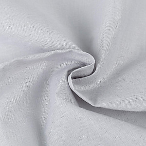 HOULIFE 100% Cotton Women's Men's Handkerchiefs, Solid Stripe Handkerchiefs for Men & Women Soft Cotton Hankies 15.7x15.7 ”