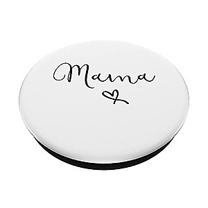 Mama Heart Print Mother Mom Women Christmas Mother's Day PopSockets Swappable PopGrip