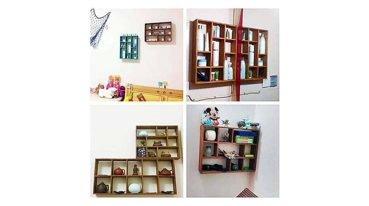 Rustic Shadow Box Display Shelf for Home Decor