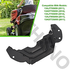 783-06424A-0637 Deck Belt Cover Black Compatible with MTD/Craftsman/Troy-Bilt/Husky Lawn Mower 42" 46" Deck Replaces 783-06424A Mower Desk Parts 13AD775S059 13WX78TS090 24728902 247288842 (2 Pack)