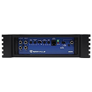 Rockville dB16 8000 Watt Peak/2000w RMS Mono 2 Ohm Amplifier Car Audio Amp, Black 15.1 Pounds