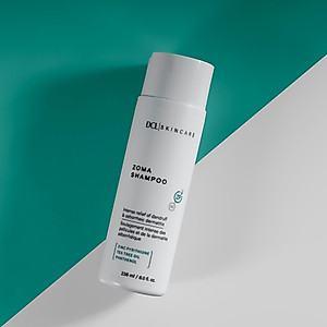 DCL Skincare Zoma Shampoo – Dry Scalp Care with Zinc Pyrithione, Relieves Itching, Flaking, and Dandruff, Seborrheic Dermatitis Treatment, 8 fl oz