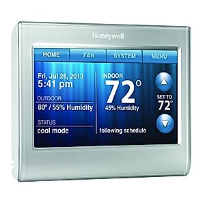 Honeywell RTH9580WF1005/W1 Smart Wi-Fi 7 Day Programmable Color Touch Thermostat, Works with Amazon Alexa