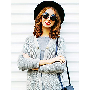 GEJOY 2 Pieces Rose Sweater Shawl Clips Cardigan Dresses Clip Flowers Collar Clip with Chain for Women Girls (Style Set 2)