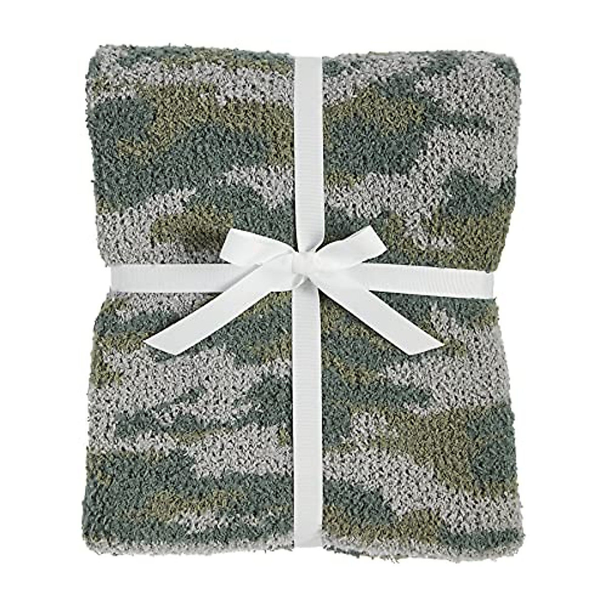 Mud Pie Baby Boys' Chenille Camo Blanket