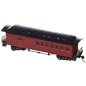 Bachmann Industries 1860 - 1880 Passenger Cars - Combine - Painted, Unlettered Red (HO Scale)