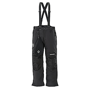 Striker Women's Prism Durable Breathable Water-Resistant Outdoor Ice Fishing Pant with Sureflote Flotation Technology, 8 Black