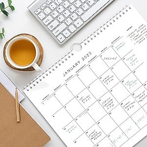 Simplified 2023 Wall Calendar - Runs Until July 2024 – Minimalistic Monthly Calendar for Easy Planning On Your Fridge Or In the Office - 14.5"x11.5"