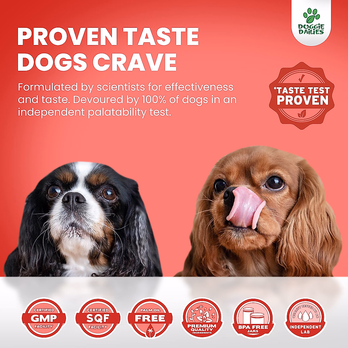 Doggie Dailies Cranberry Supplement for Dogs, 225 Soft Chews, Urinary Tract, Bladder & Kidney Support for Dogs, Cranberry for Dogs with Marshmallow Root, Licorice Root & Apple Cider Vinegar (Bacon)