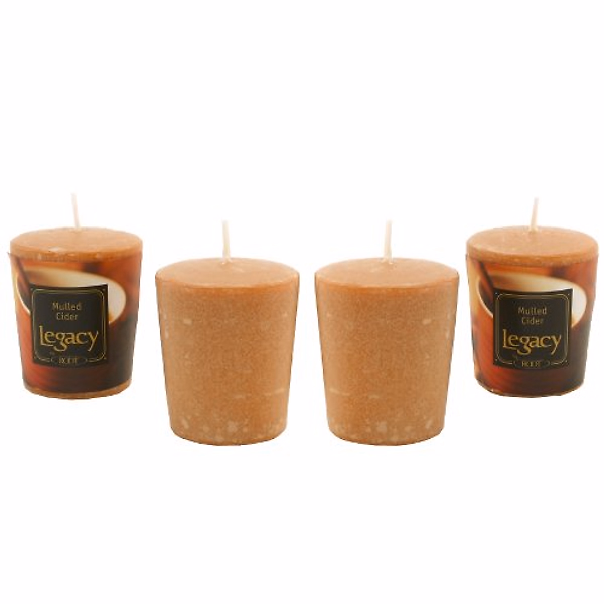 Root Boutique 20-Hour Votive Candles, Mulled Cider, 4-Pack
