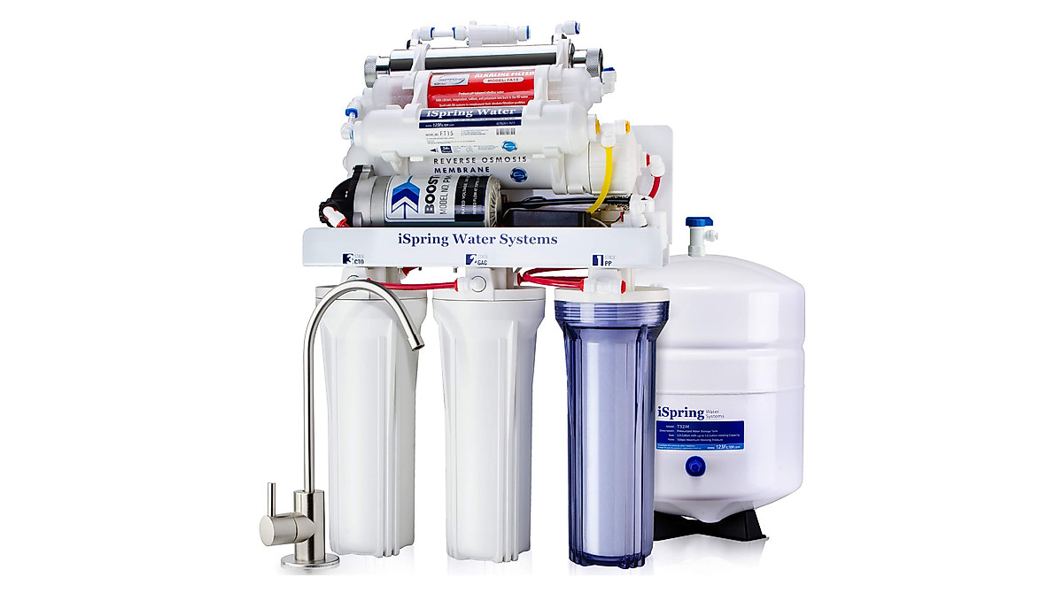 iSpring 7-Stage RO Water Filter System Bundle