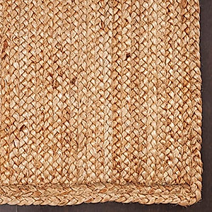 HOMEMONDE Braided 2 x 8 Feet Jute Rugs Hand Woven Doorway Runner Rug for Bedroom, Indoor