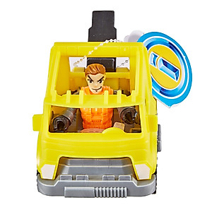 Fisher-Price Imaginext Mega Hauler, Push-Along Toy Tow Truck and Character Figure Set for Preschool Kids Ages 3-8 Years