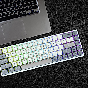 Guffercty kred XDA Profile Keycaps 137 PBT Key Retro Cap Cover Set Dye Sublimation for Cherry Mx Switch Mechanical Keyboard (XDA/Enlightenment)