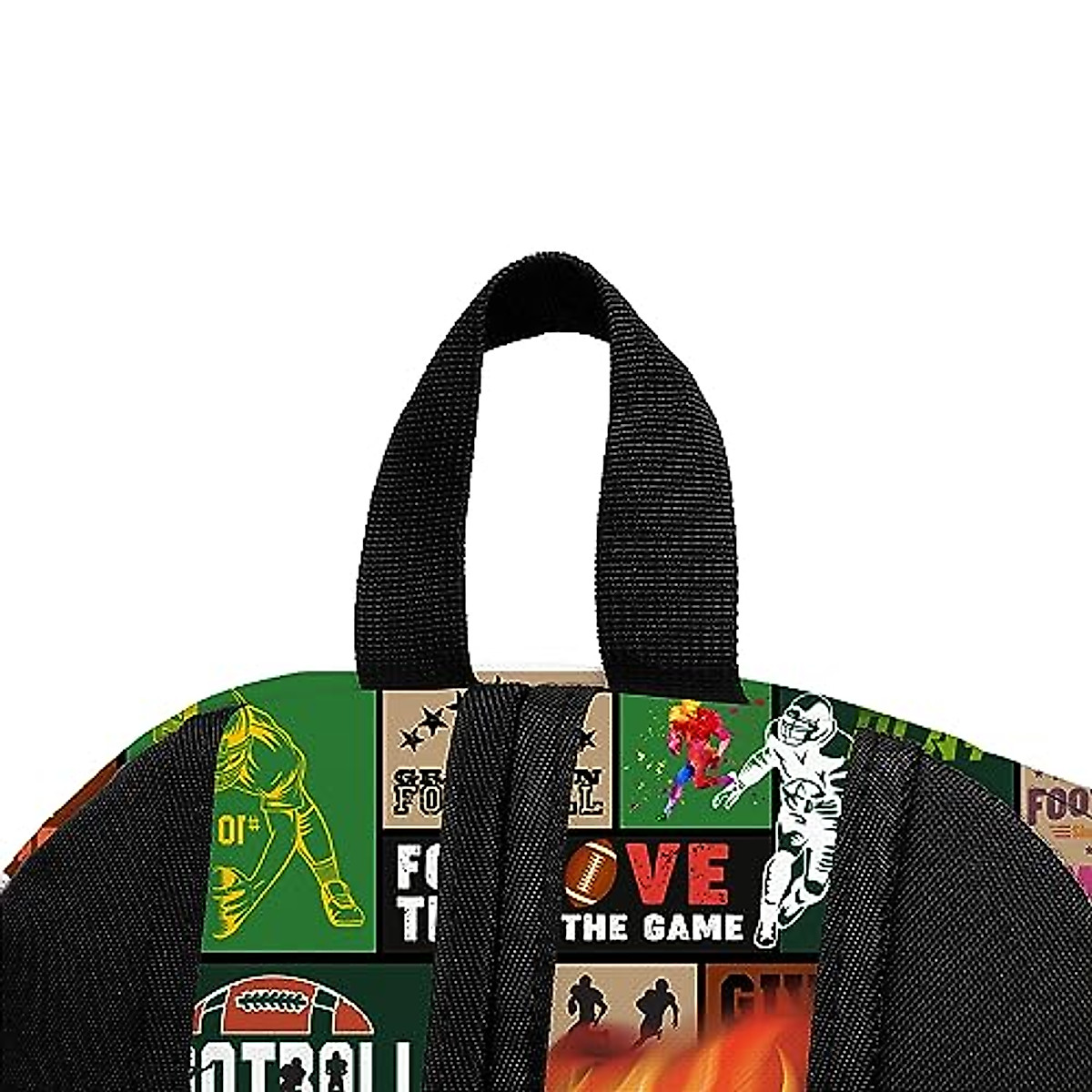 Rovozar Football Backpack 17 Inch Sport Laptop Backpack For Adult Men Large Football Bags for Travel Hiking Camping Daypack