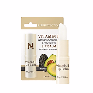 Neutriherbs Vitamin E Lip Balm Lipstick for Women, Moisturizing Lip stick Beauty Makeup Long-Lasting Rose Honey Stick Gloss Lip Balm 0.13 Fl Oz