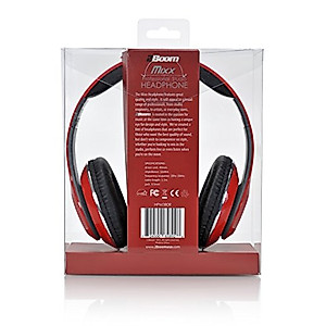 2BOOM MIXX Professional Over Ear Studio Foldable Digital Stereo Bass Wired Headphone Red