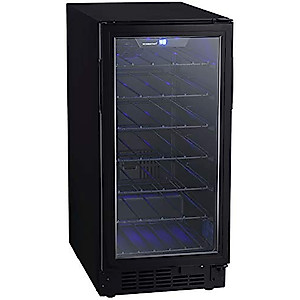 EdgeStar BWR301BL 15 Inch Wide 30 Bottle Built-In Wine Cooler with Slim Design