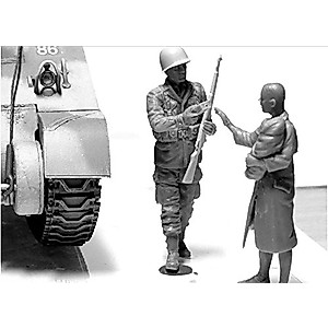 101 Light Company US Paratroopers and British Tankman 1944 1/35 Master Box 35164