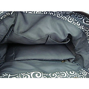 K-Cliffs Travel Laptop Backpack Canvas School Bookbag Casual School Daypack Rucksack Grey Chevron