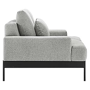 Modway Proximity Love Seats, Light Gray