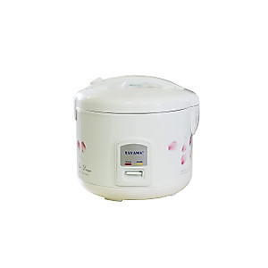 TRC-08 Cool Touch 8-Cup Rice Cooker and Warmer with Steam Basket, White