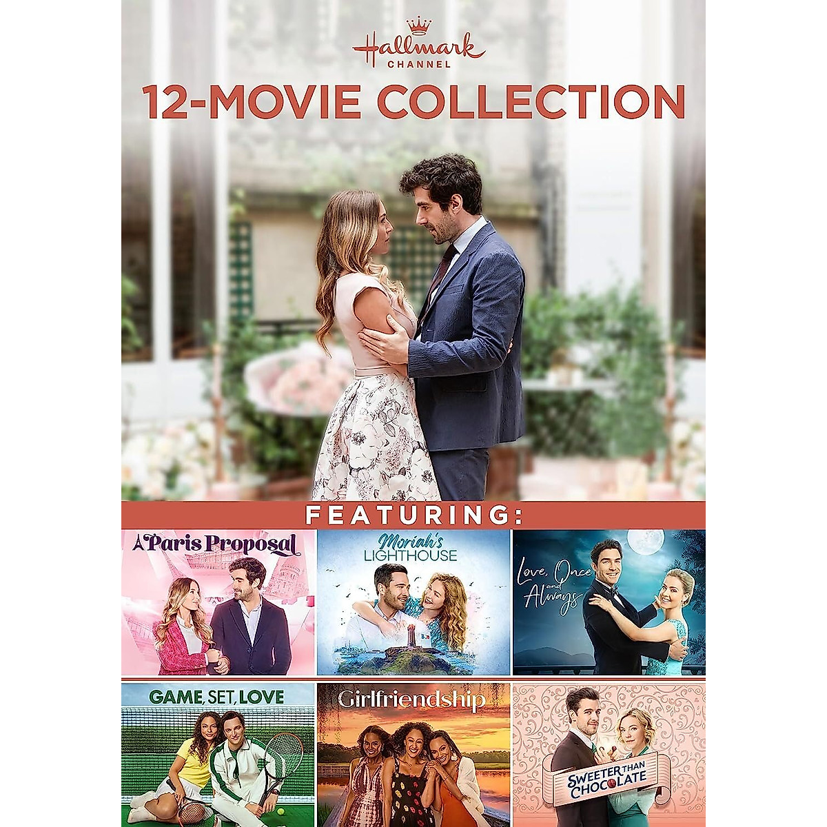 Hallmark 12-Movie Collection (A Paris Proposal / Moriah’s Lighthouse / Love, Once and Always / Game, Set, Love / Girlfriendship / Sweeter Than Chocolate / Made for Each Other / The Professional Bridesmaid / Truly, Madly, Sweetly / A Pinch of Portugal / He