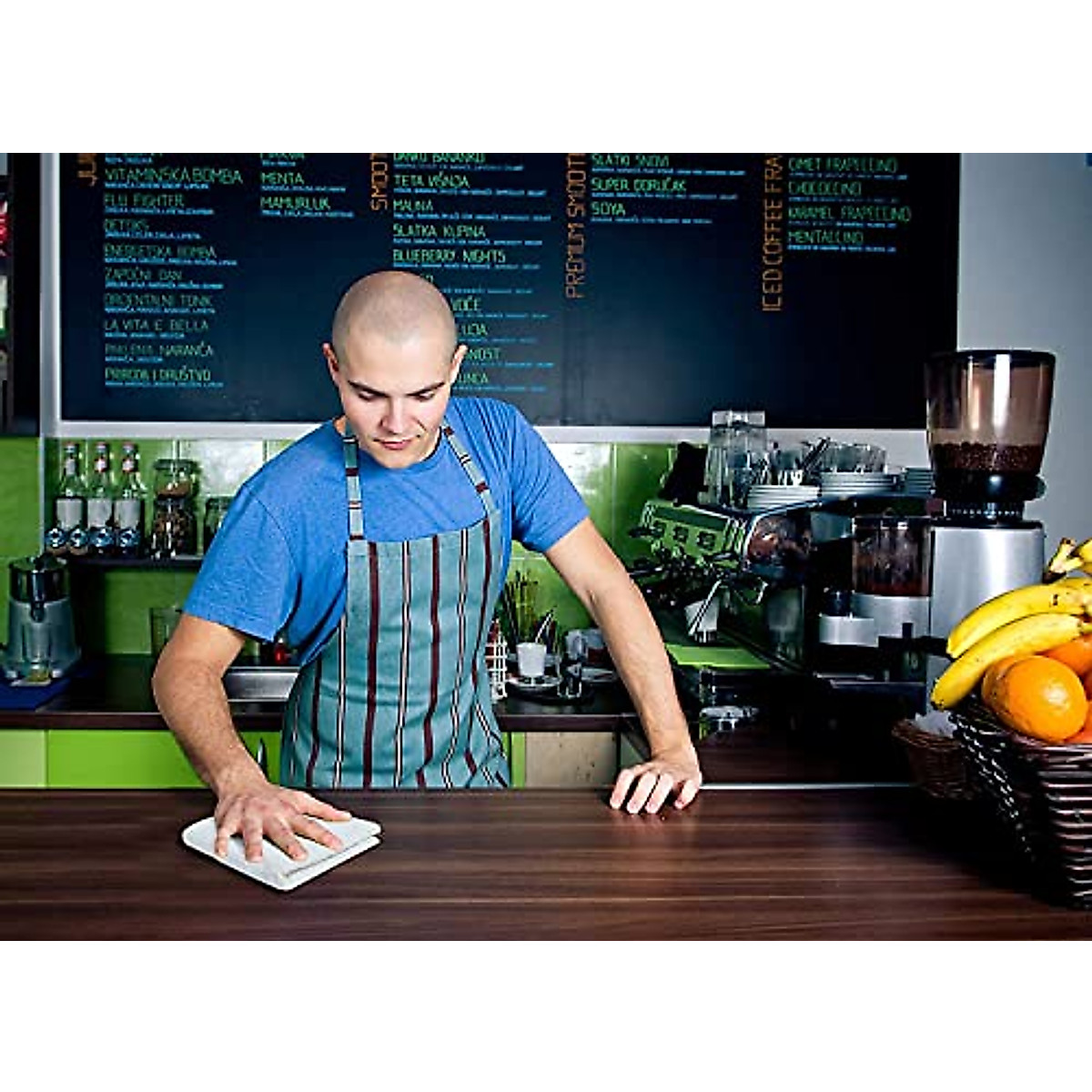 Cotton Terry Towels Cleaning Cloths, 100% Cotton Terry Cloth Bar Rags White Bar Towels, Multipurpose High Absorbent Terry Towels for Cleaning Auto Detailing or Painters- White- 12"x12" (500 Pack)