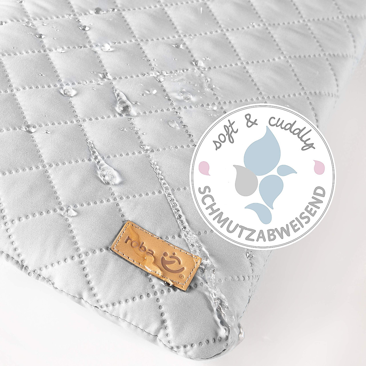 roba Wall Mounted Baby Changing Table, Foldable & Secure Baby Changing Wall Unit White