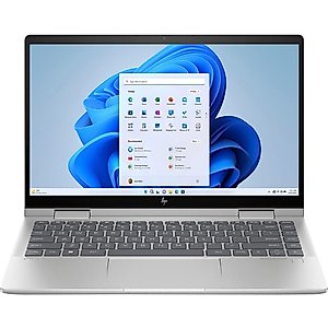 HP Envy 2-in-1 14" Full HD Touch-Screen Laptop, 8GB RAM, 512GB SSD, Intel Core i5 1335U, Intel Iris Xe Graphics, Fast Charge, Fingerprint, Backlit KB, Win11, Natural Silver, W/GaLiMu