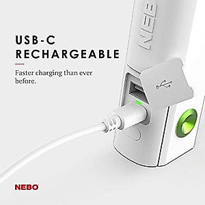 EdisonBright NEBO PAL-360 3-in-one Power Bank,Light and Fan NEB-WLT-0027 LED Reading Light