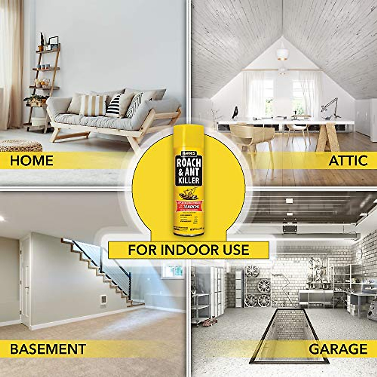 HARRIS 10-Month Roach and Ant Killer, 16oz Aerosol Spray