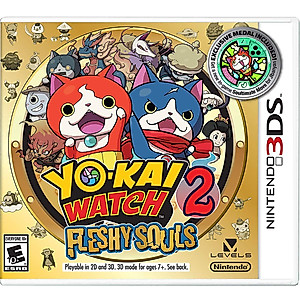 YO-KAI WATCH 2: Fleshy Souls - Nintendo 3DS (Renewed)