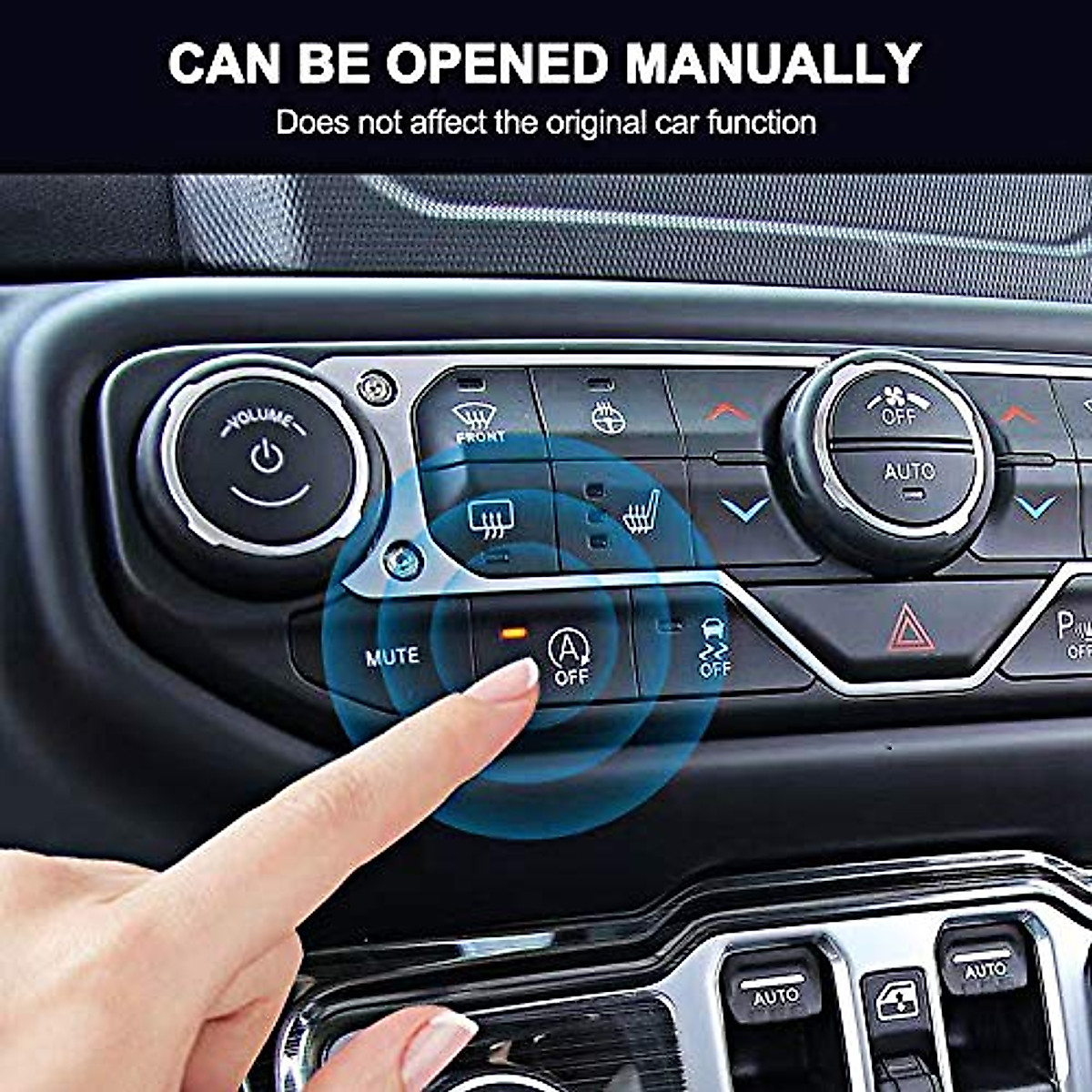 FURYENGRAVER Plug Play Engine Auto Start Stop Eliminator Cable for 2018-2023 Jeep Wrangler JL JLU Jeep Gladiator