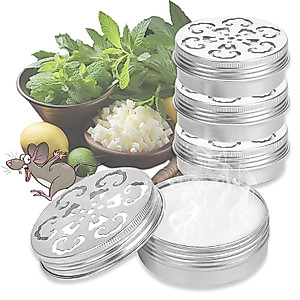 4 Pack Rodent Repellent, Peppermint Oil Evolute Formula for Rat and Mouse Use, Safe for Humans and Pets, Effective Repellent for Home, Car, Underhood, Garage, Indoor and Outdoor…