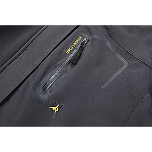 MOERDENG Men's Waterproof Ski Jacket Warm Winter Snow Coat Mountain Windbreaker Hooded Raincoat