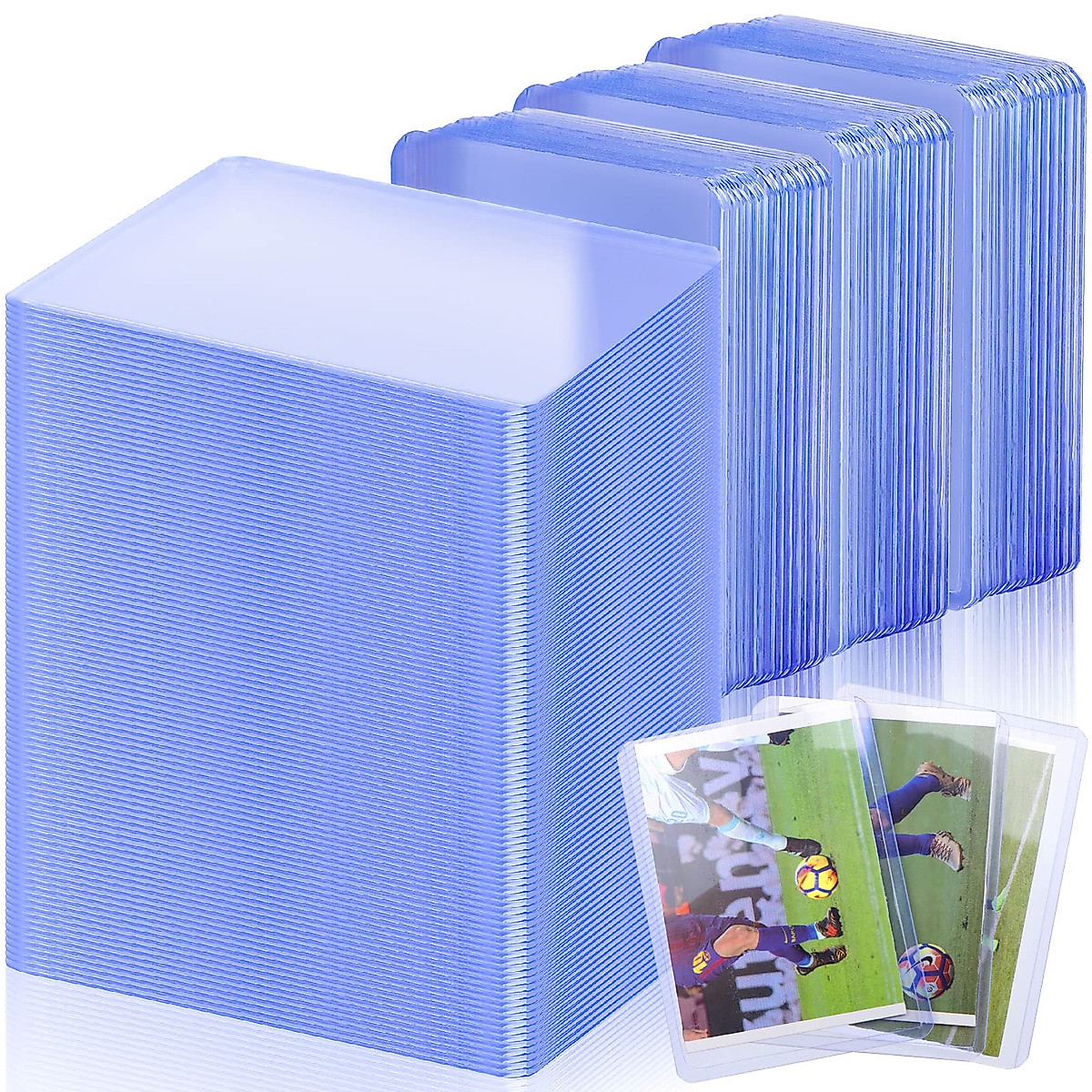 200 Pcs 3 x 4" Top Loader Card Sleeves Trading Card Topload Holder Clear Protective Sleeves Holder for Baseball Card, Sports Cards, Trading Card