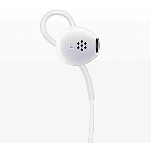 UrbanX USB-C Wired Digital Earbud Headset Compatible with Google Pixel Phones and All Other Type C Audio Jack Phones – White