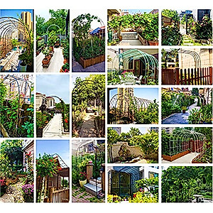 Garden Arch Made of Metal,Rose Arch for Climbing Plants Clematis,Climbing Support Trellis,Pergola,Weather-Resistant Climbing Arch,Wedding Arch,Archway,Trellis,Garden Arbor,Roses,Vine Support Trellis