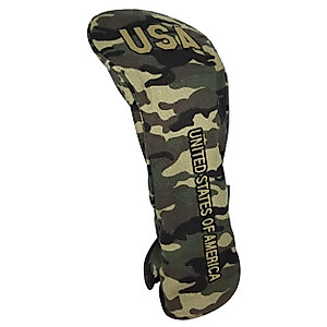 ReadyGOLF USA Military Camo Embroidered Headcover Driver