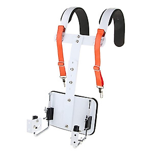 Snare Drum Carrier Bass Drum Shoulder Strap Harness Percussion Instrument Belt, White