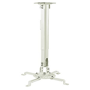 Mount-It! Ceiling Projector Mount | Full Motion and Height Adjustable from 14.5 - 21.5 Inches | Universal Bracket Fits Epson, Optoma, Benq, and Viewsonic Projectors | 30 Lbs Capacity (Medium)