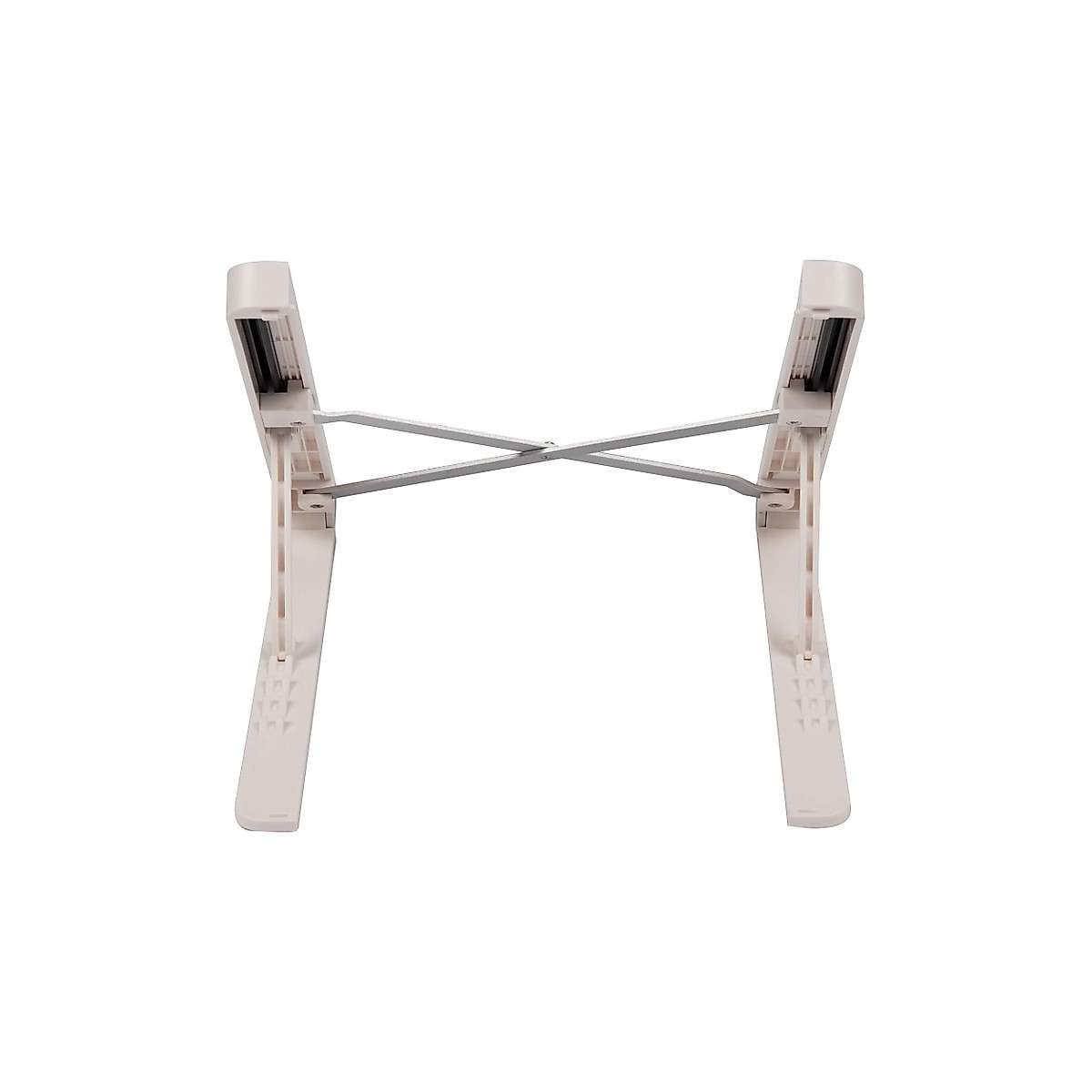 Mind Reader Folding Collapsible Laptop, Adjustable Tablet Stand, White (FOLAP-WHT)