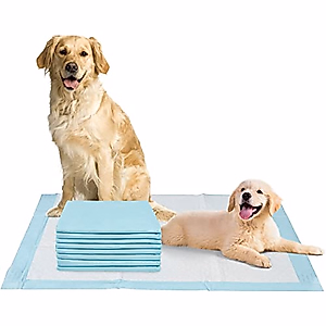 Happy Nites Dog Pee Pads - XL Puppy Pads with Leak-Proof Protection & Adhesive Tags for Pet Training, 24 x 36 Inch - 30 Pack