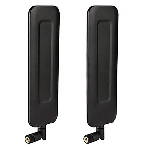 Eightwood Wide Band 4G LTE Dipole Antenna SMA Male Compatible with Outdoor HCO Spartan Cellular Hunting Game Trail Cameras (2-Pack)