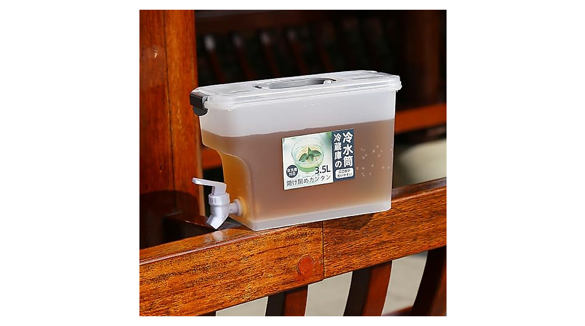 Large Capacity Cold Kettle with Faucet for Refreshing Drinks