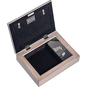 Cottage Garden My Wish for You Grey Brushed Pewter Jeweled Music Box Plays Tune You Light Up My Life